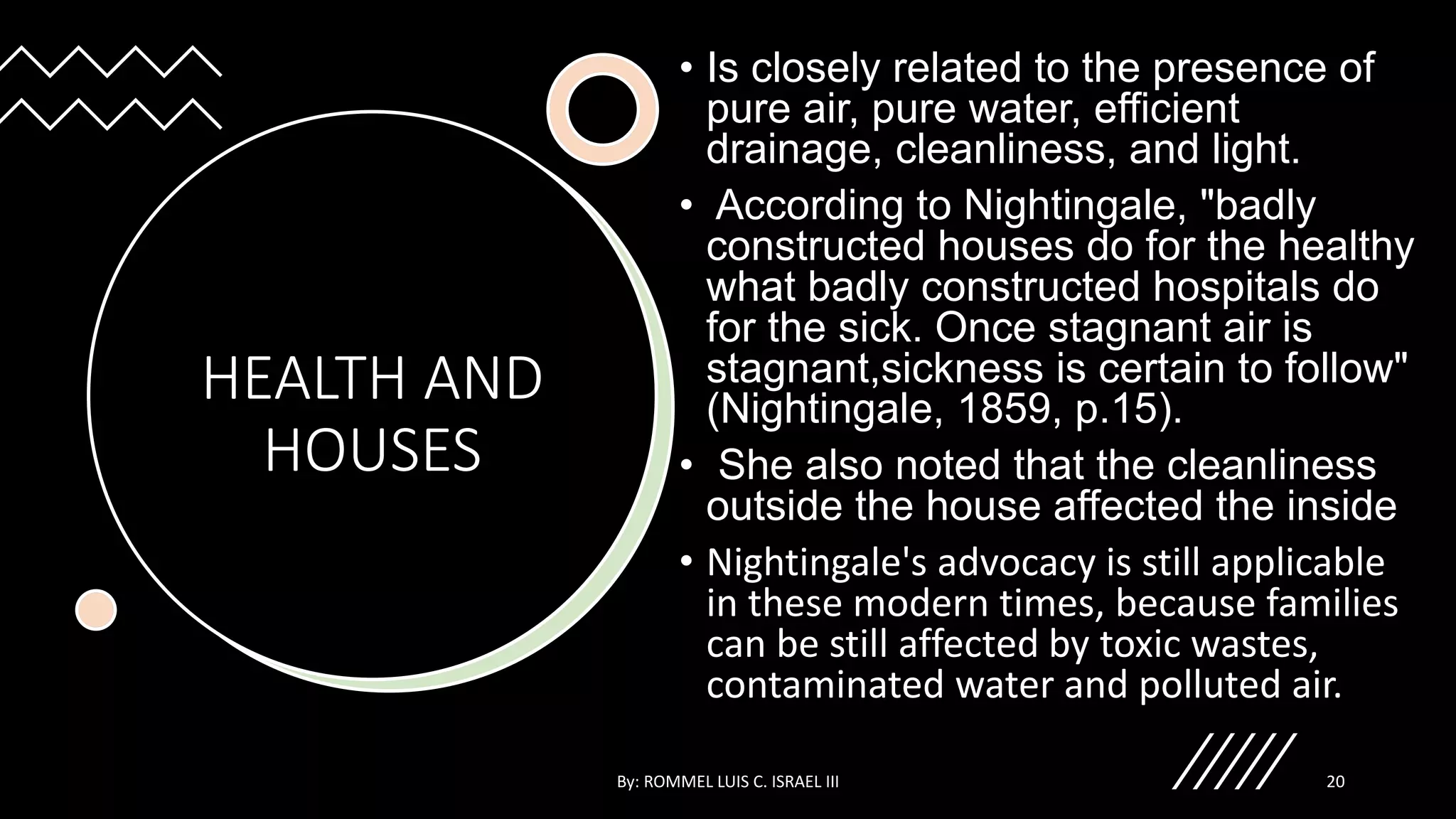 FLORENCE NIGHTINGALE: ENVIRONMENTAL THEORY | PPTX