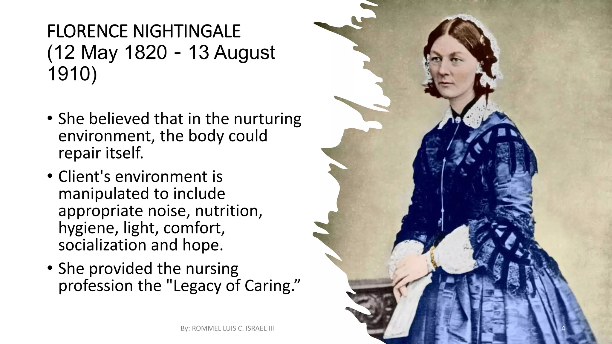 FLORENCE NIGHTINGALE: ENVIRONMENTAL THEORY | PPTX
