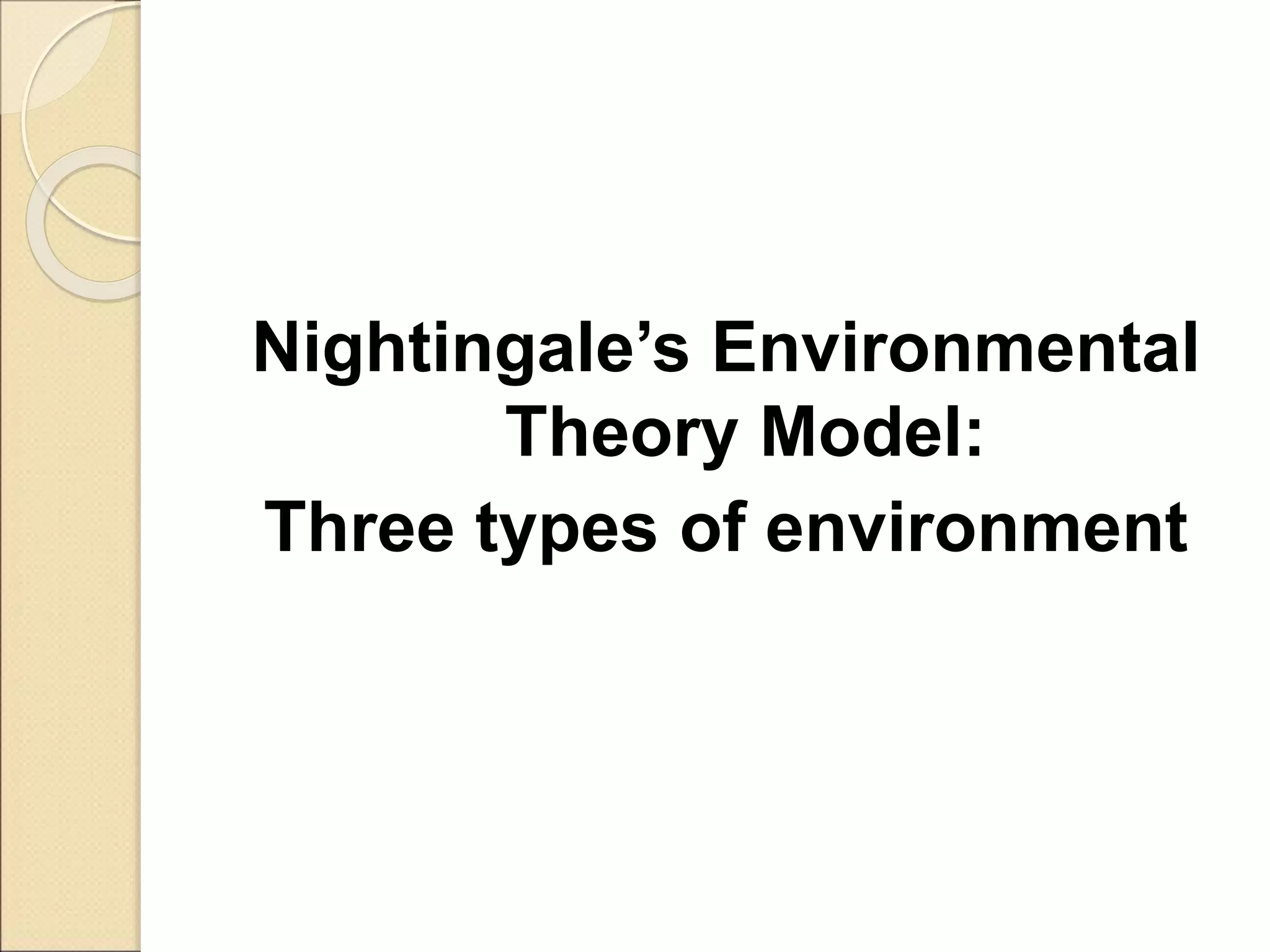 Florence nightingale nursing theory | PPT