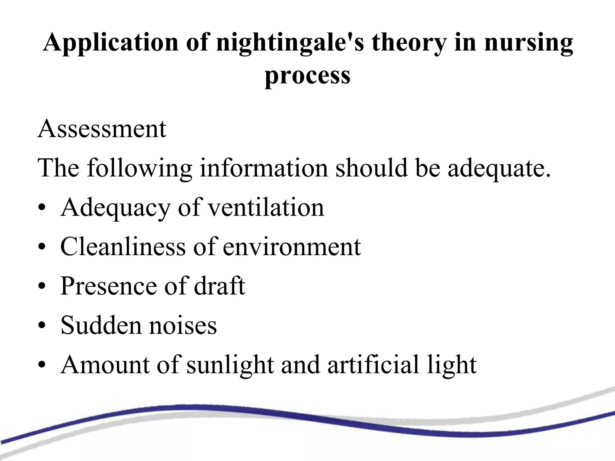 Florence nightingale’s environment theory | PPTX