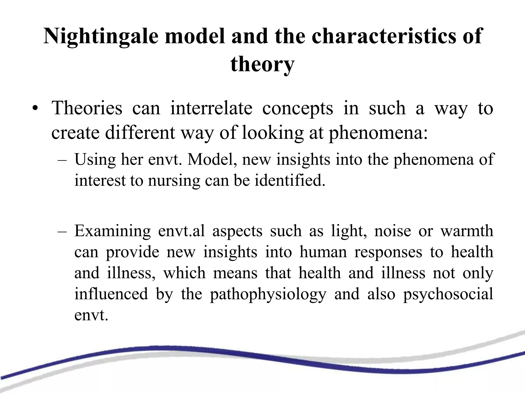 Florence nightingale’s environment theory | PPTX