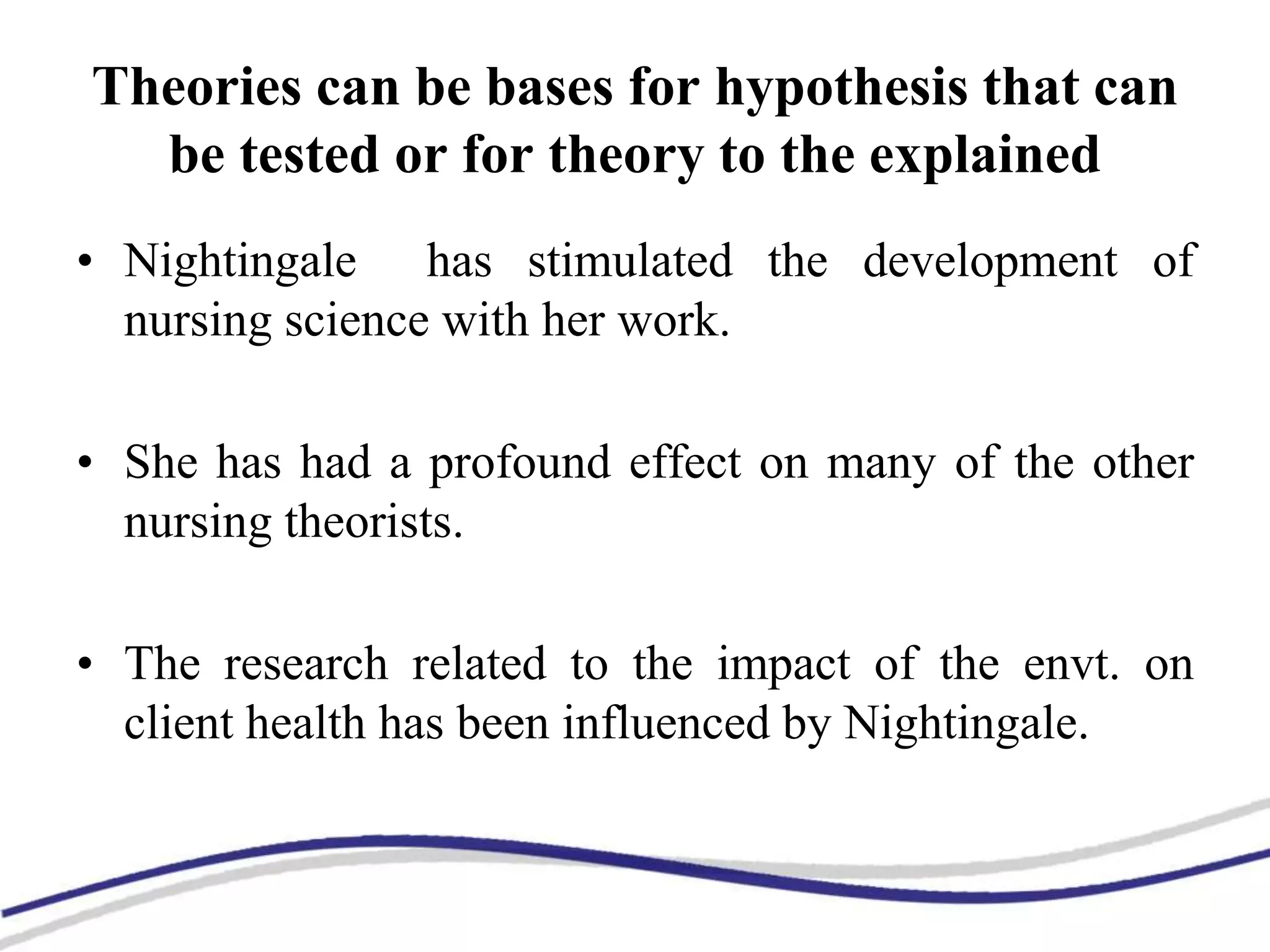 Florence nightingale’s environment theory | PPTX
