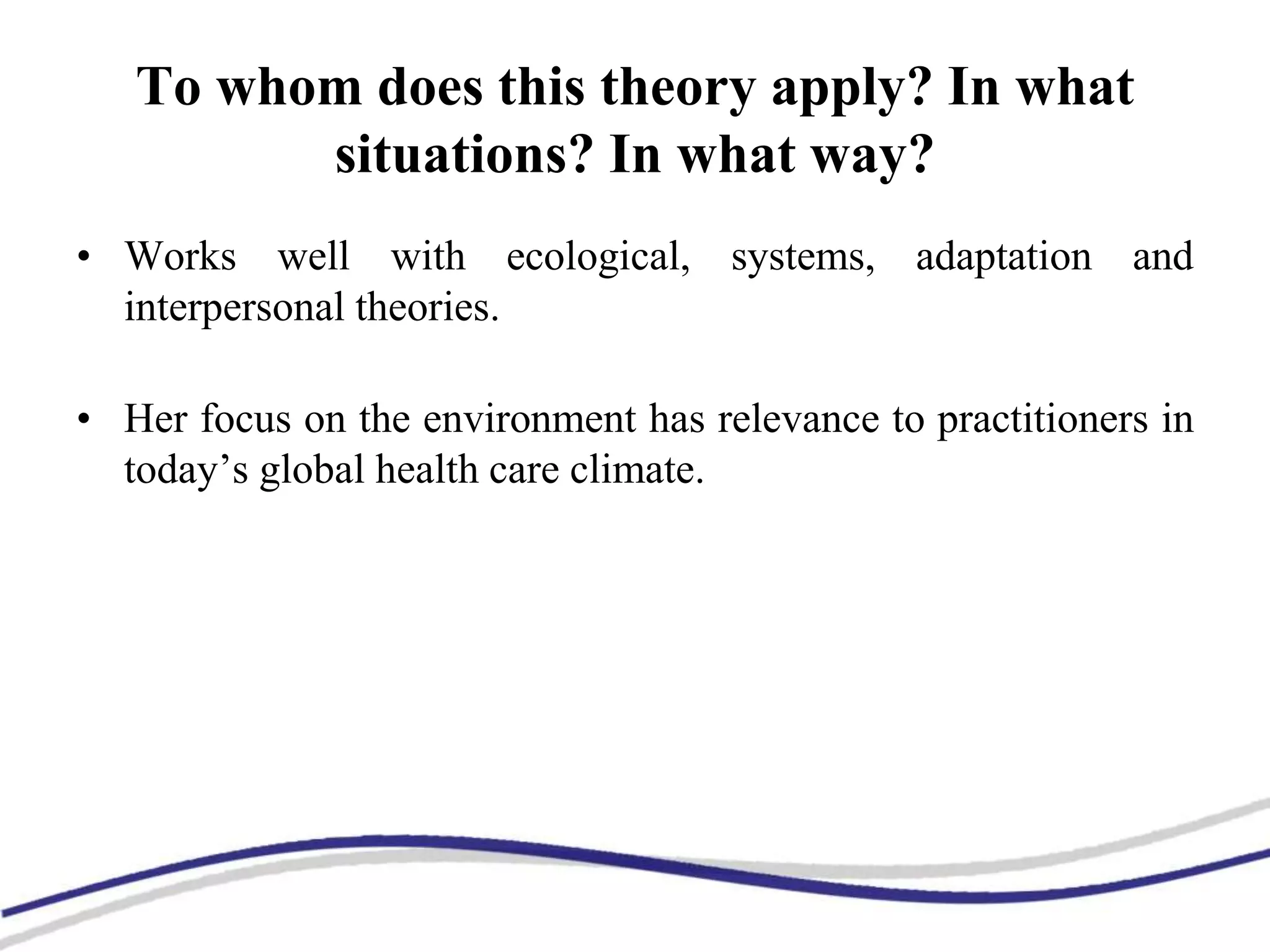 Florence nightingale’s environment theory | PPTX