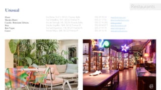 Florence Social Program | PPT