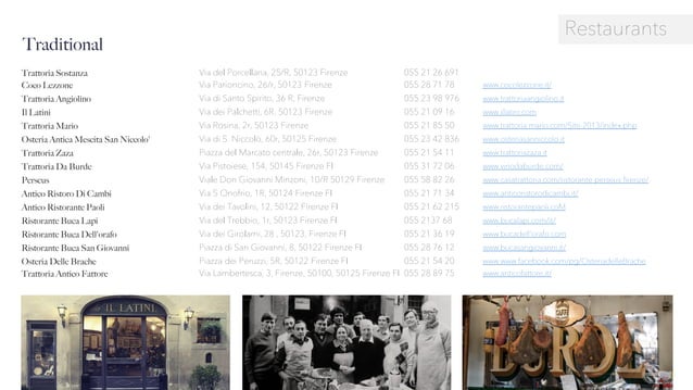 Florence Social Program | PPT