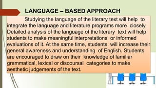 Florendo, melania approaches in teaching language& literature | PPTX