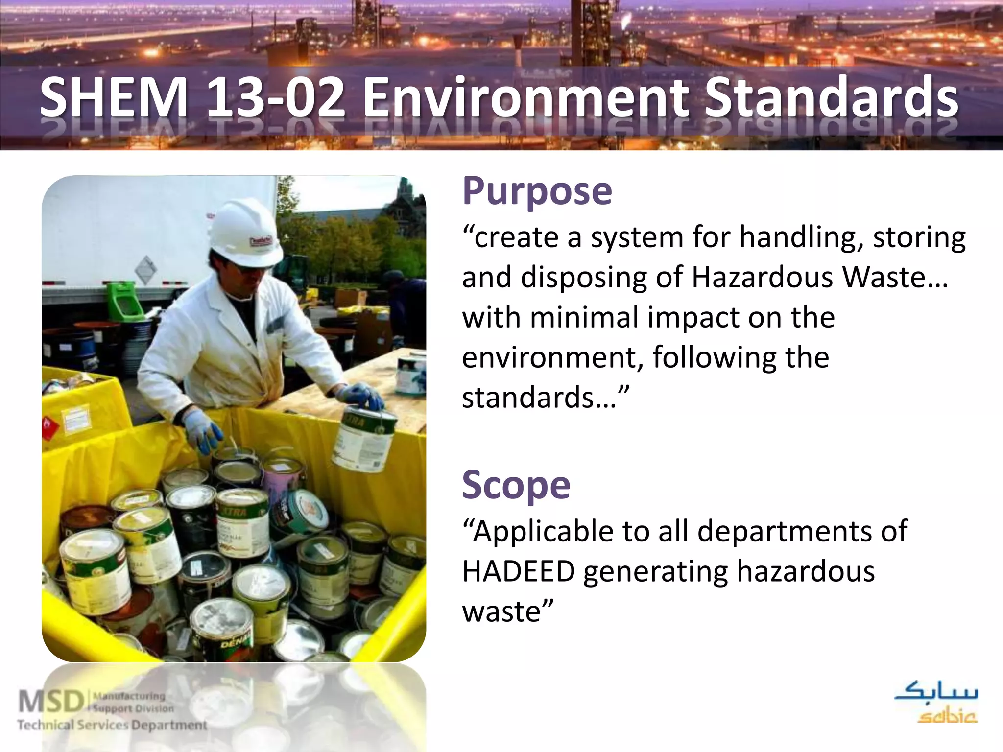 Florescent Tube Disposal | PPTX