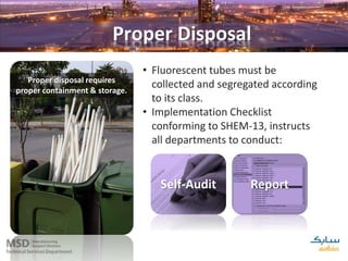 Florescent Tube Disposal | PPTX