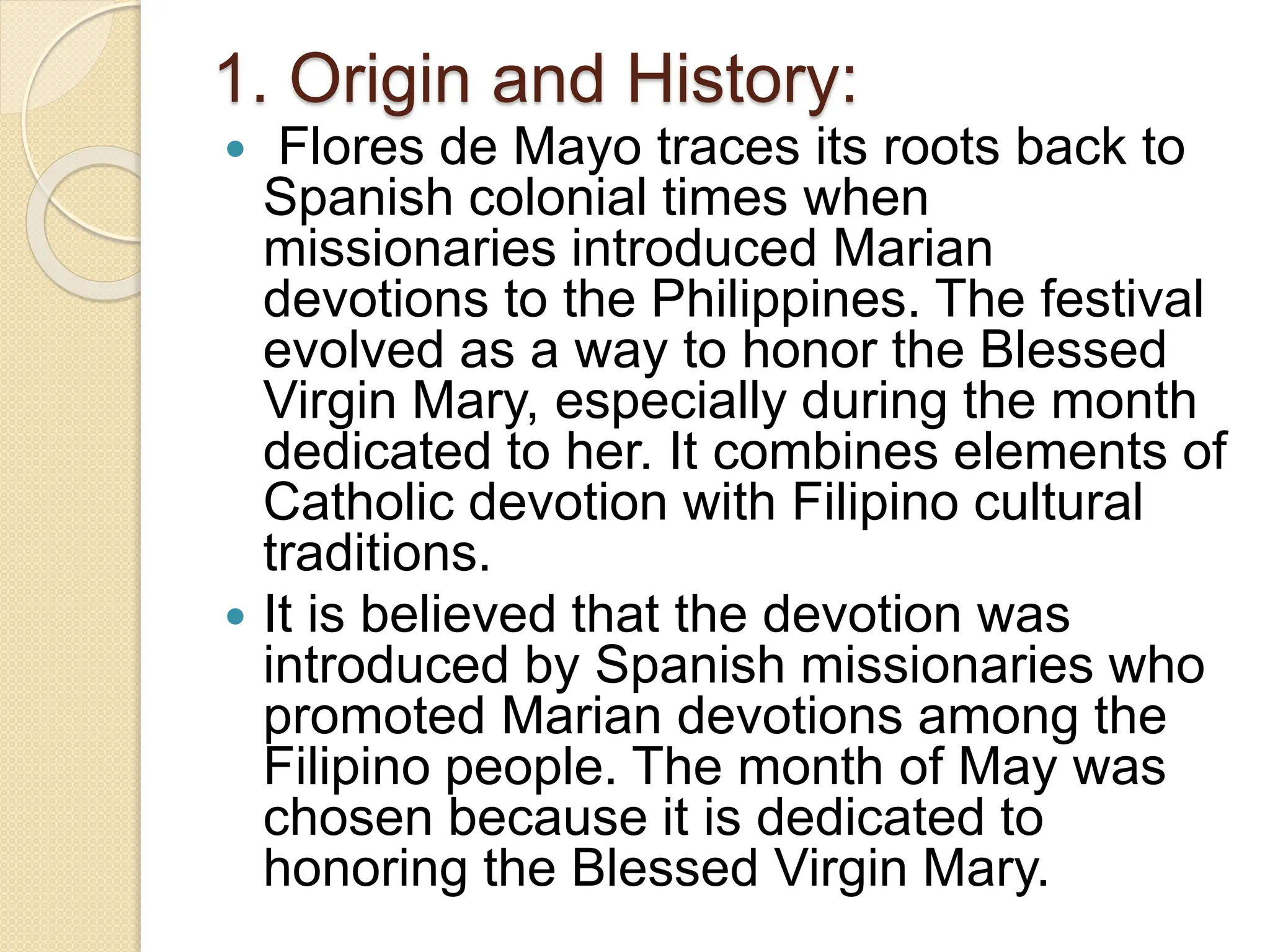 Flores de Mayo-history and origin we need to understand | PPTX