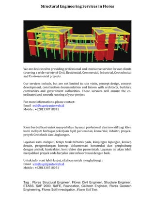 Flores structural engineer | PDF