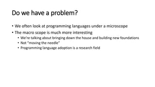 Rust and the coming age of high integrity languages | PDF | Operating Systems | Computer ...