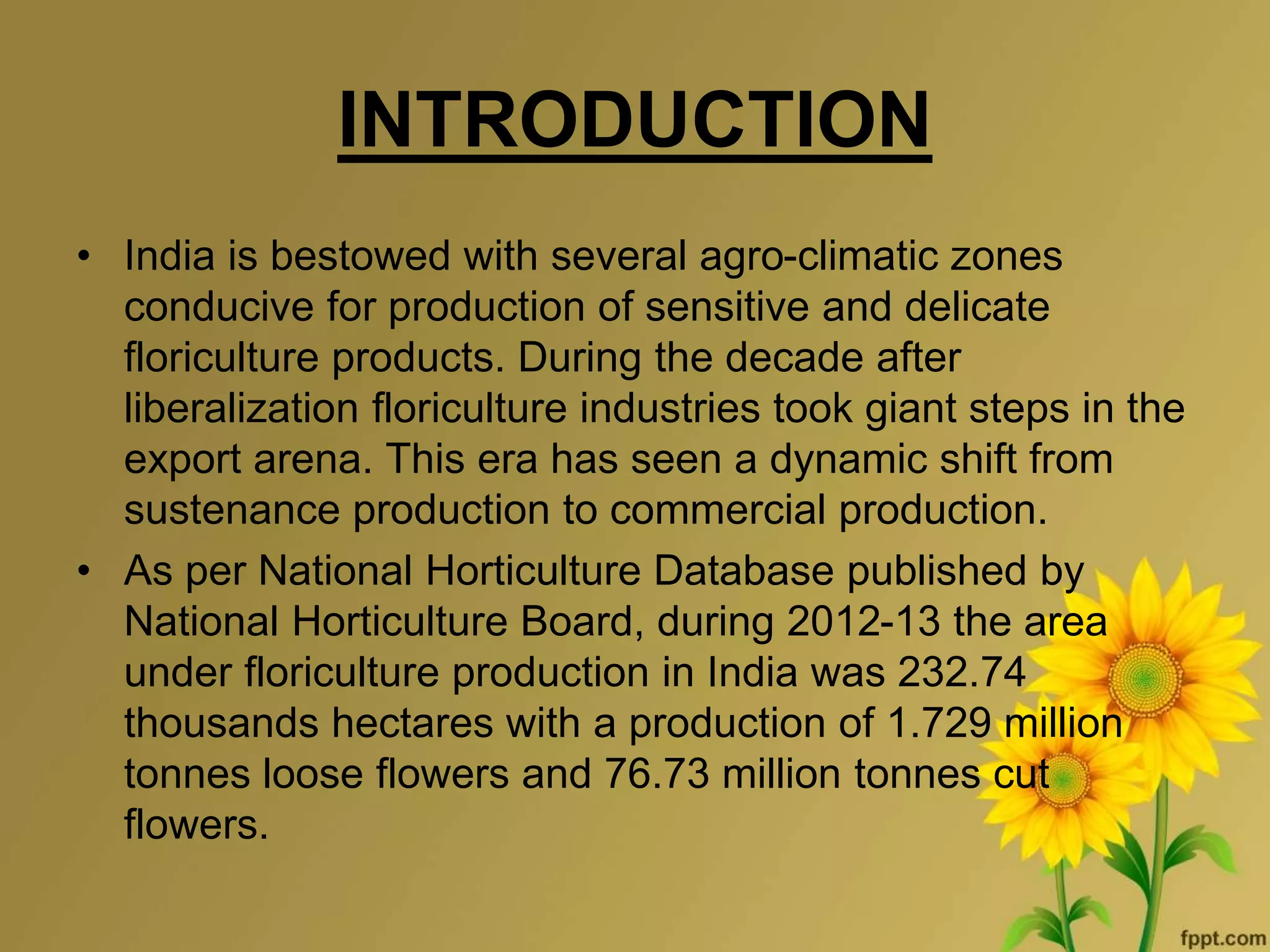 Floriculture | PPTX