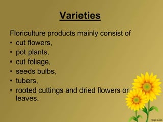 Floriculture | PPT