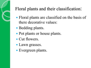 Floriculture | PPTX
