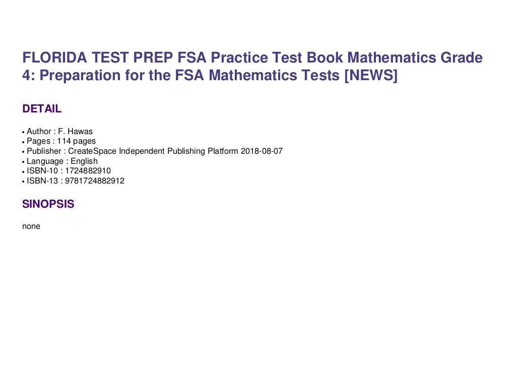florida-test-prep-fsa-practice-test-book-mathematics-grade-4