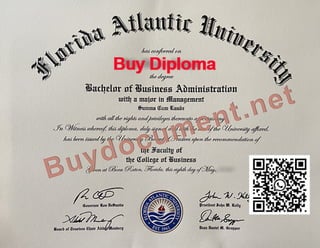Florida Atlantic University diploma | PDF