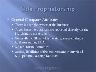 Florida Business Entities | PPT