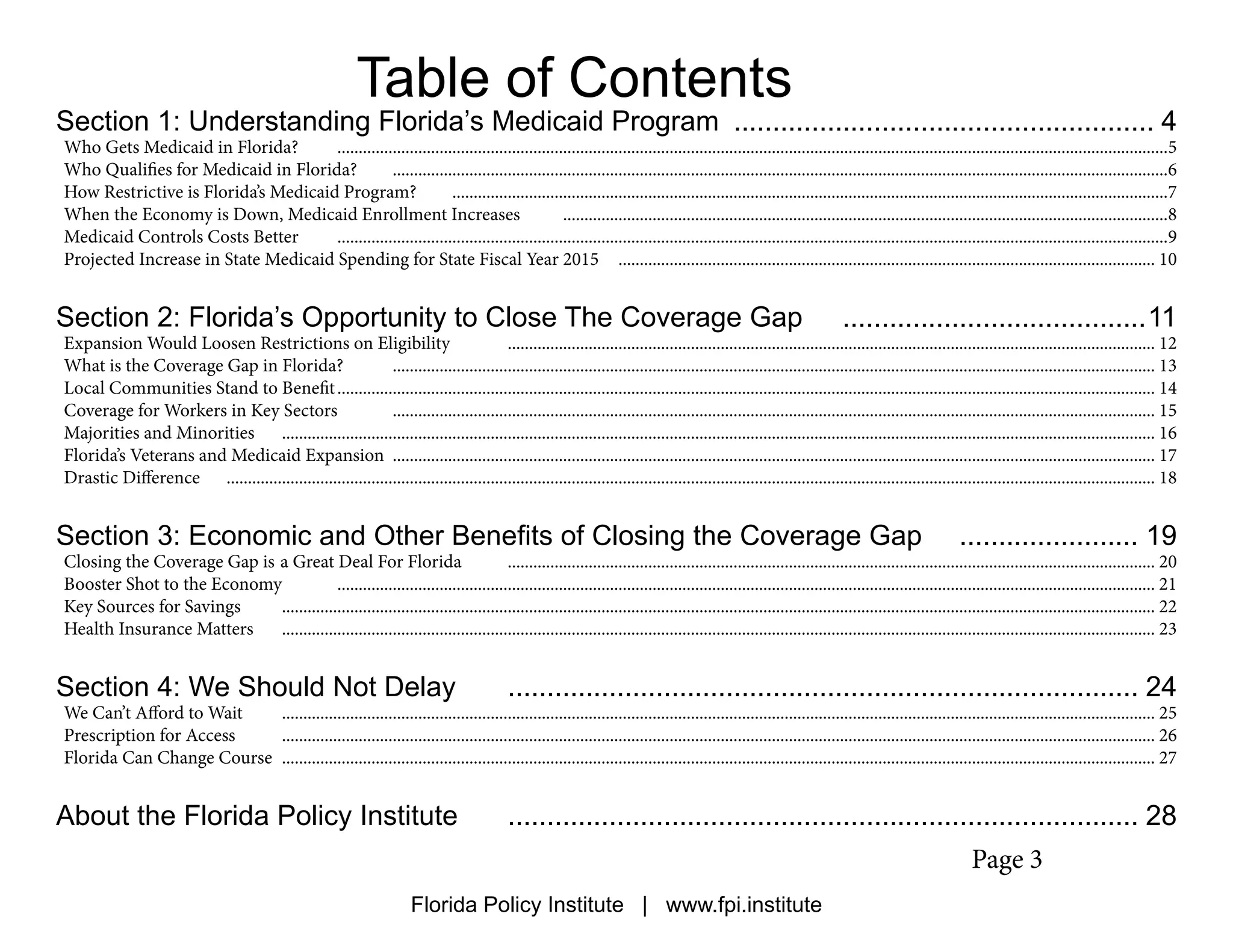 Florida Medicaid Expansion Chartbook | PDF