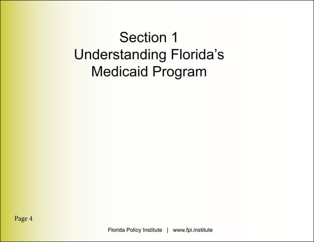 Florida Medicaid Expansion Chartbook | PPT | Free Download