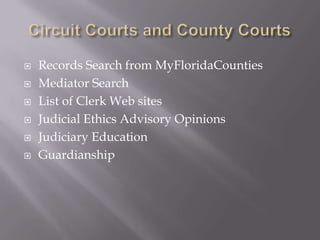 Florida court system | PPTX