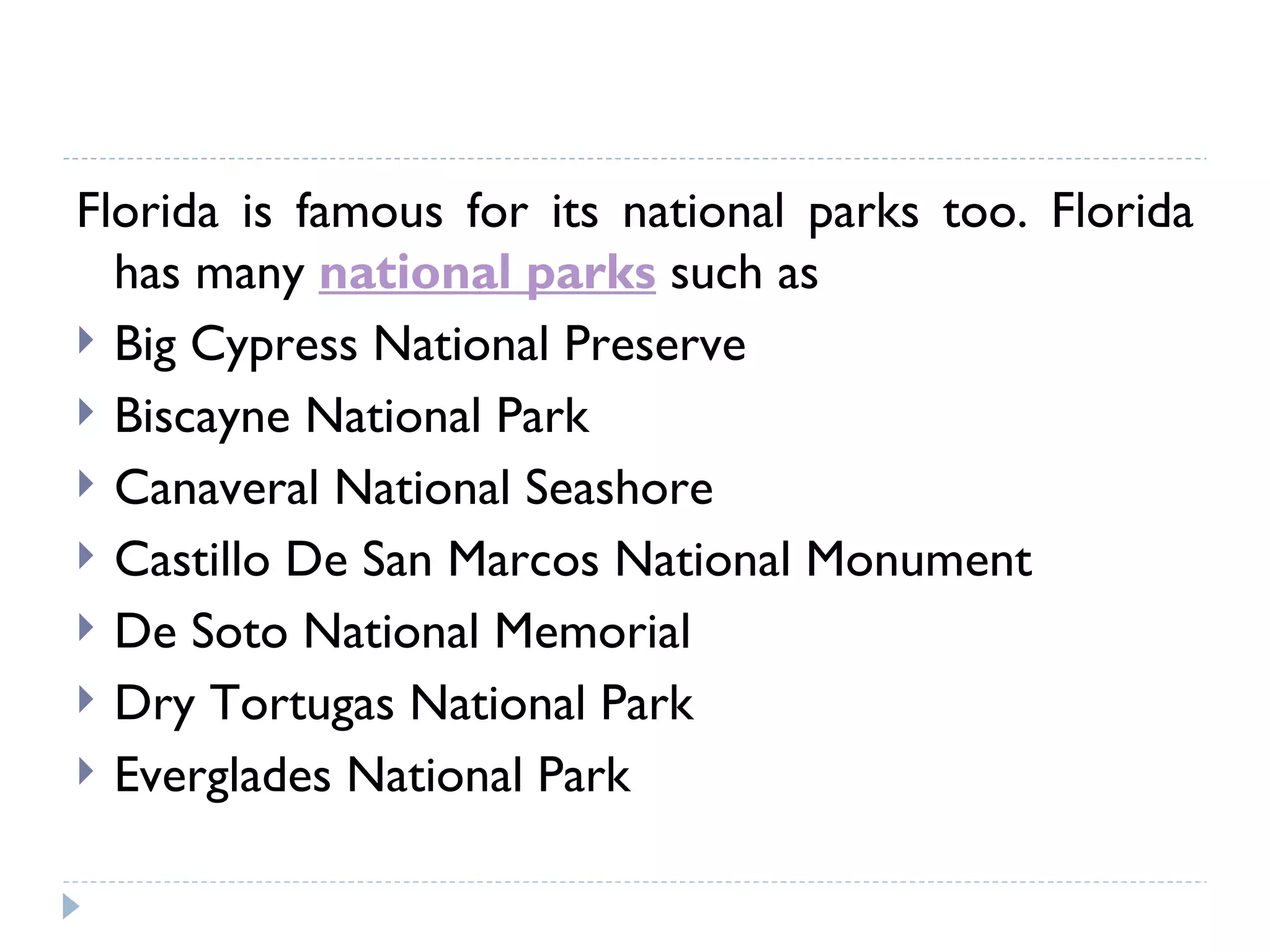 Florida national parks and its types | PPT | North America Travel ...