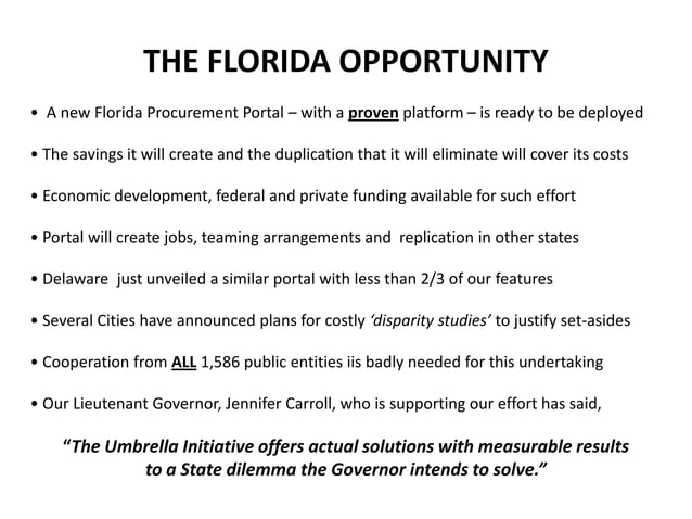 Florida Presentation | PPT