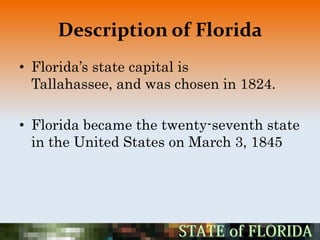 Florida project | PPTX | North America Travel | Travel Locations