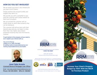 REVERSE MORTGAGE TO PURCHASE A HOME for REALTORS | PPT