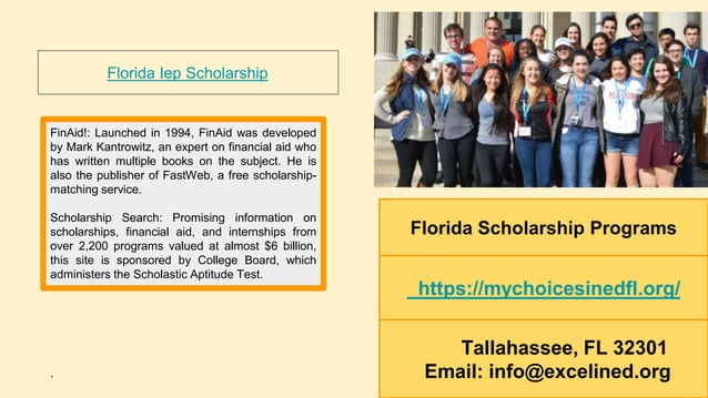 Florida scholarship programs | PPT