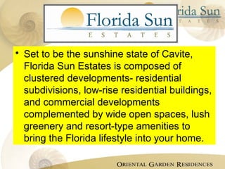 Florida sun estates (2) | PPT