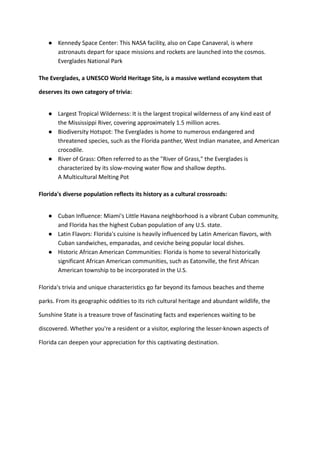 florida trivia | PDF