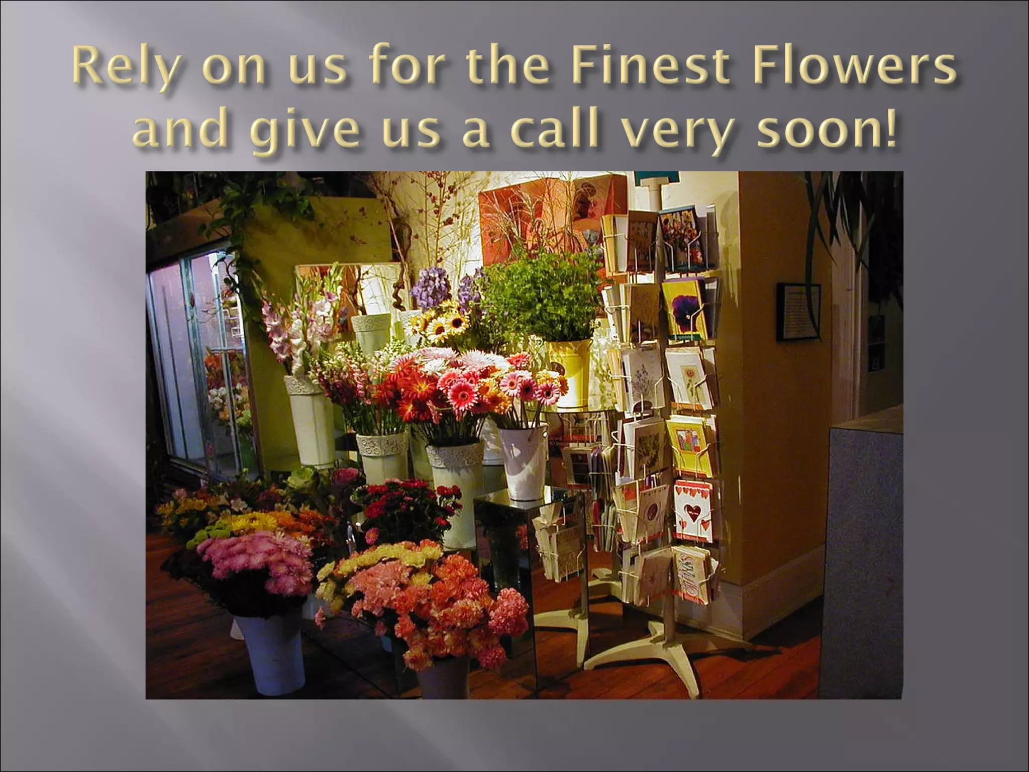 Introduction to Florist Shop | PPT