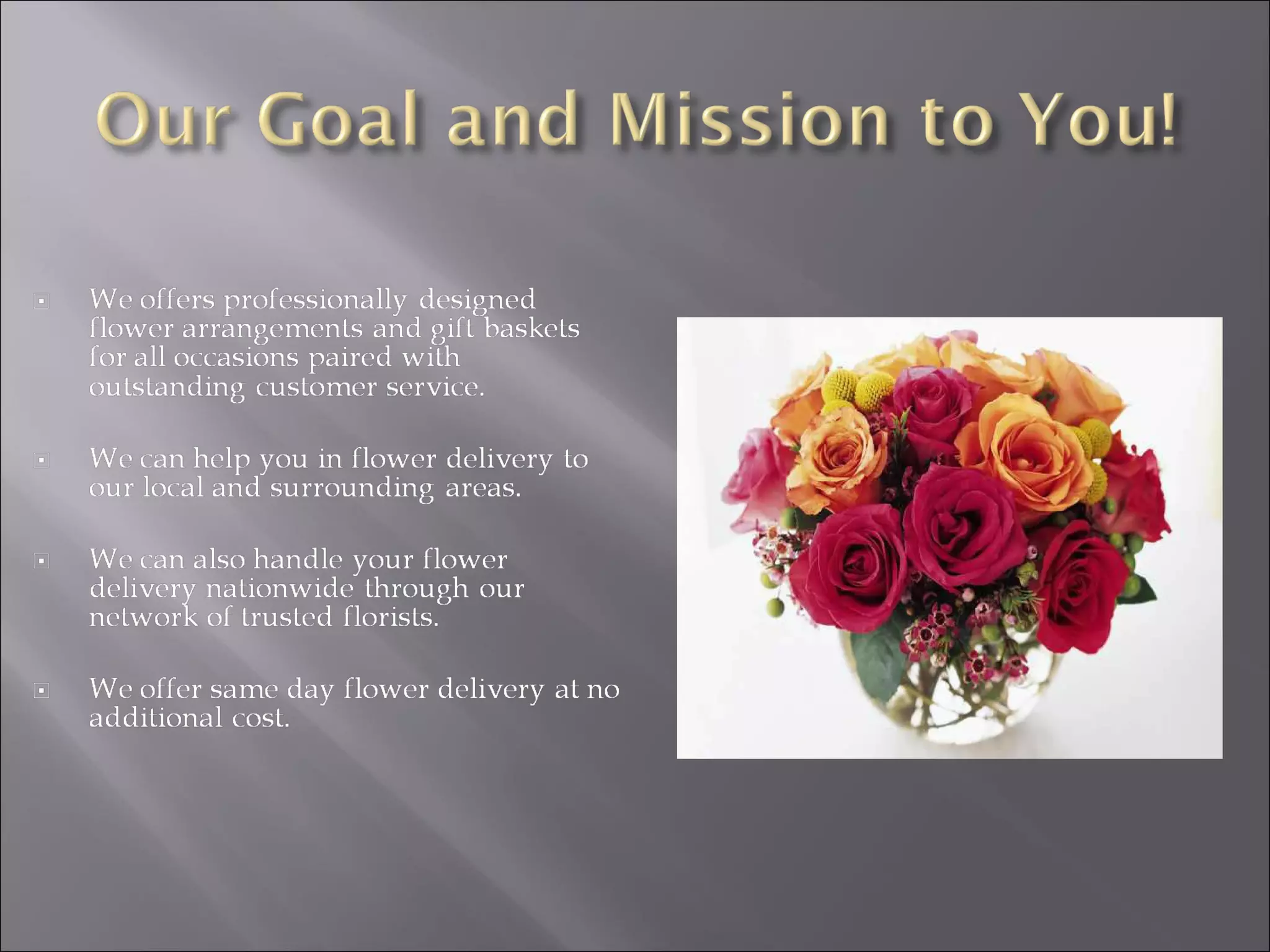 Introduction to Florist Shop | PPT