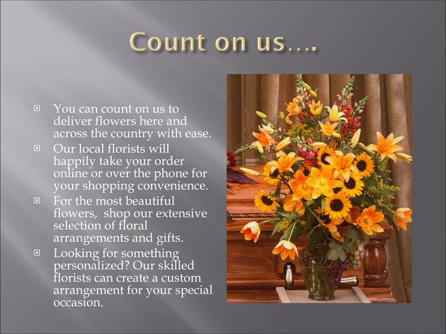 Introduction to Florist Shop | PPT