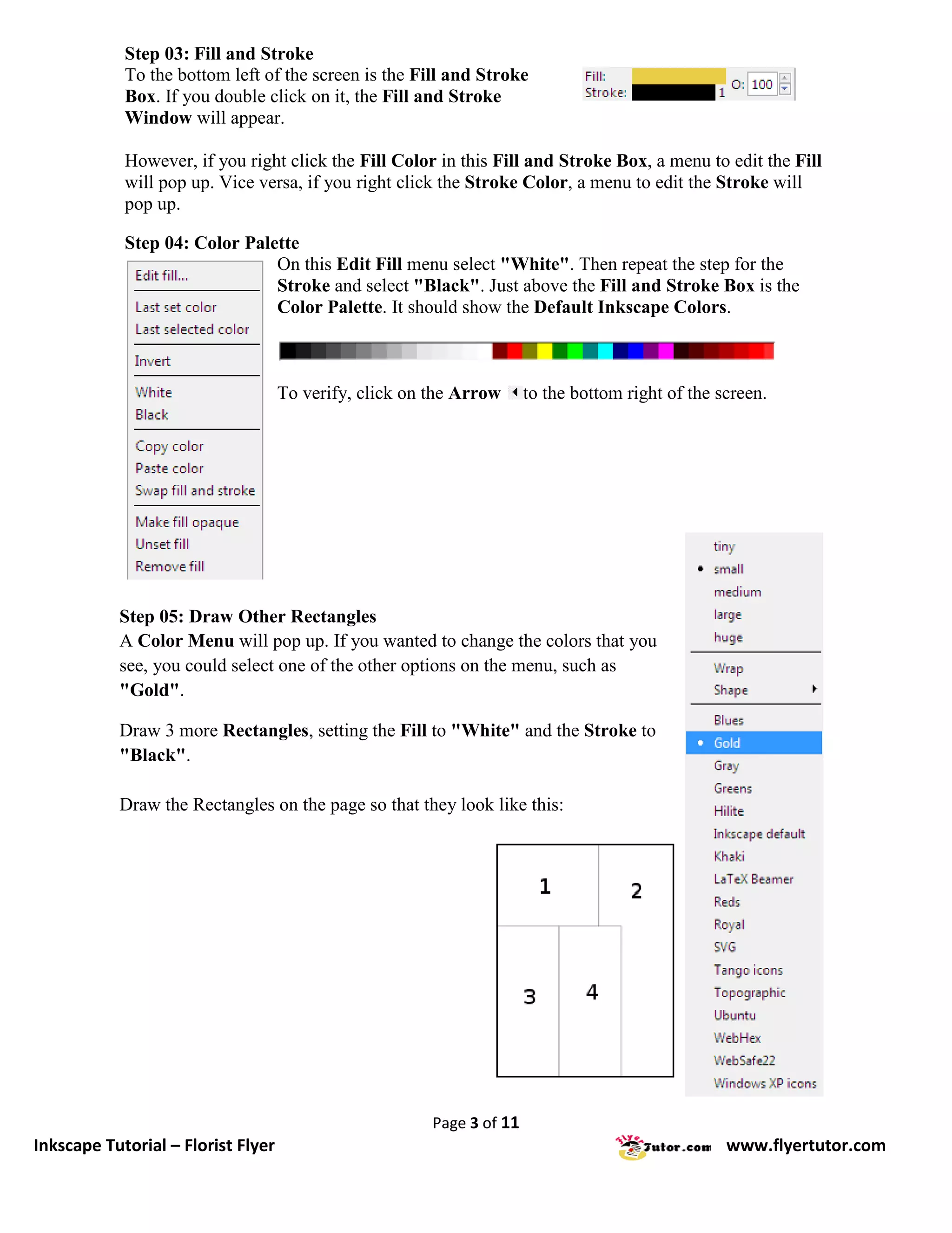Inkscape Tutorials: Florist Flyer | PDF