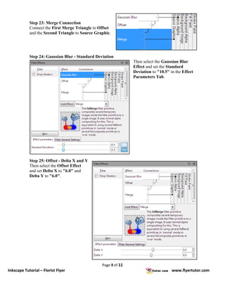 Inkscape Tutorials: Florist Flyer | PDF