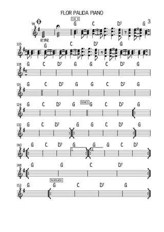 Flor palida (bass) marc anthony | PDF