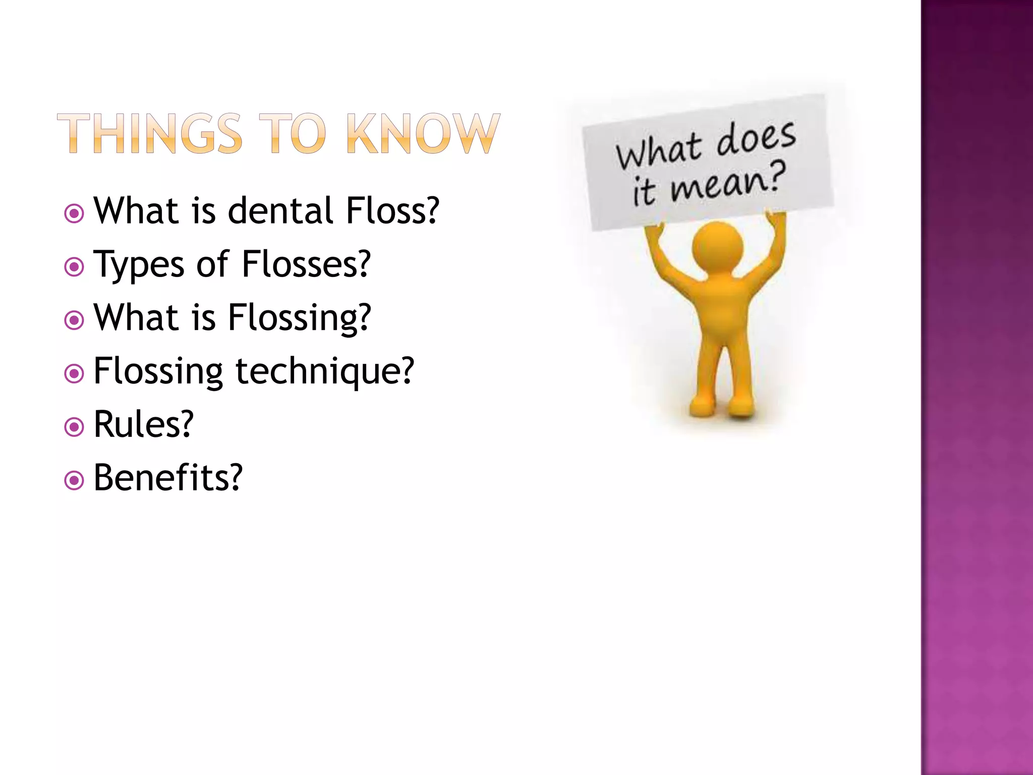 Flossing | PPTX