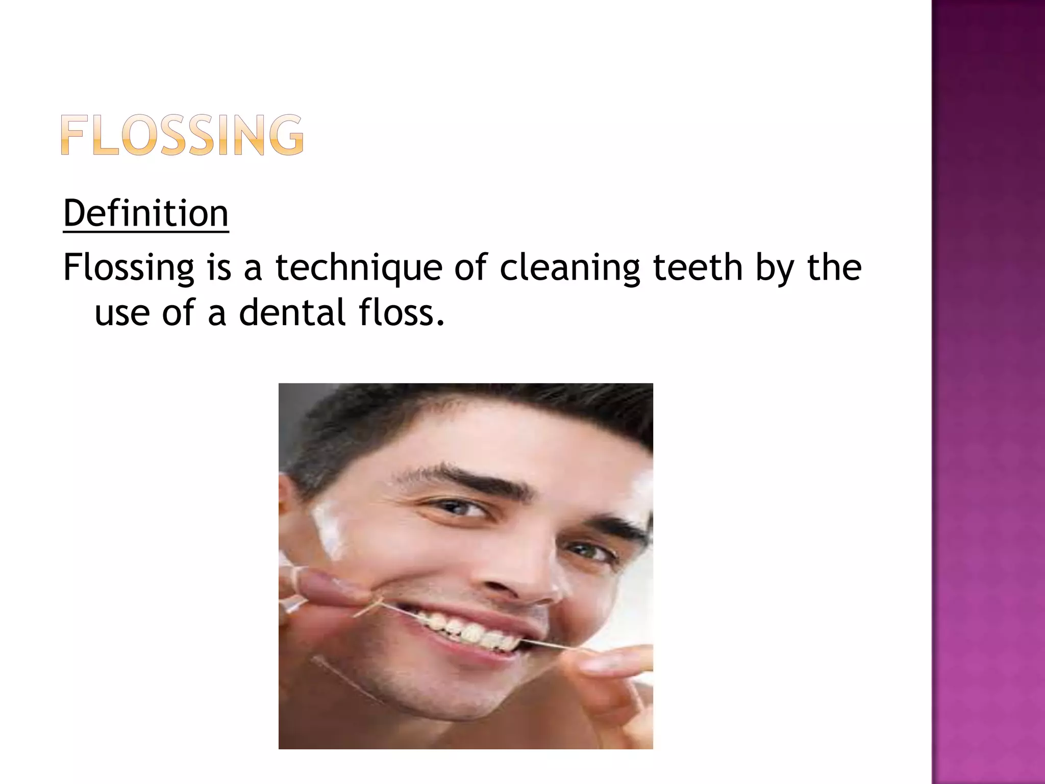 Flossing | PPTX