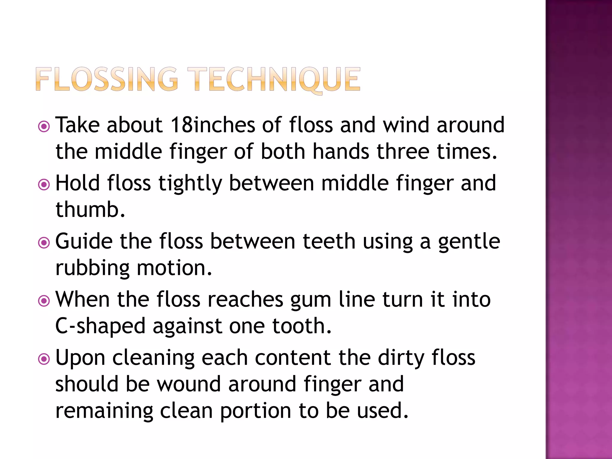 Flossing | PPTX