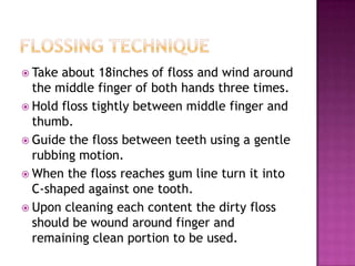 Flossing | PPTX