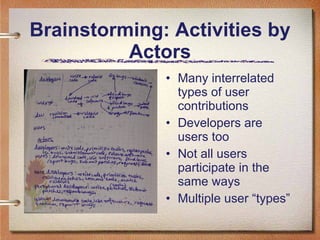 User Contribution and Desirable Software | PPT