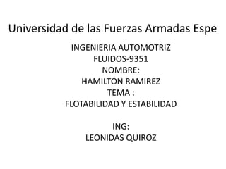 FLOTABILIDAD Y ESTABILIDAD_ Ramirez Hamilton.pptx