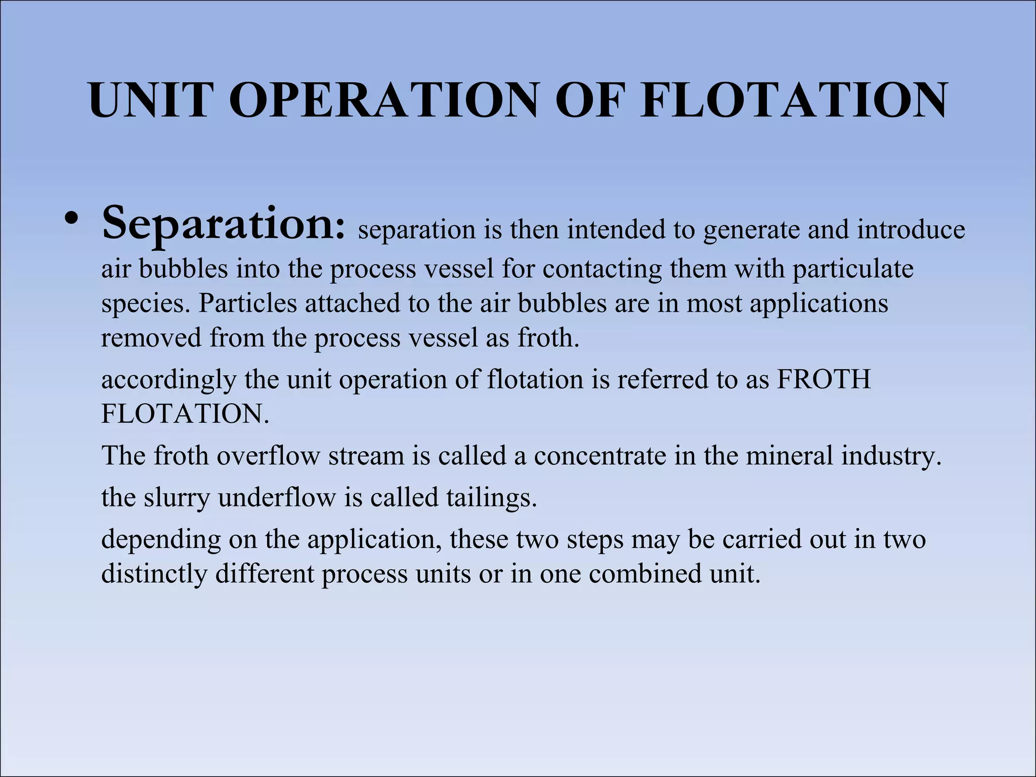 Flotation | PPT
