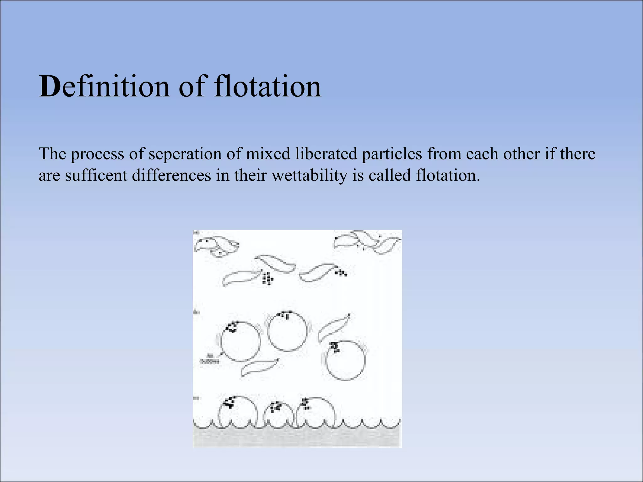 Flotation | PPT | Chemistry | Science