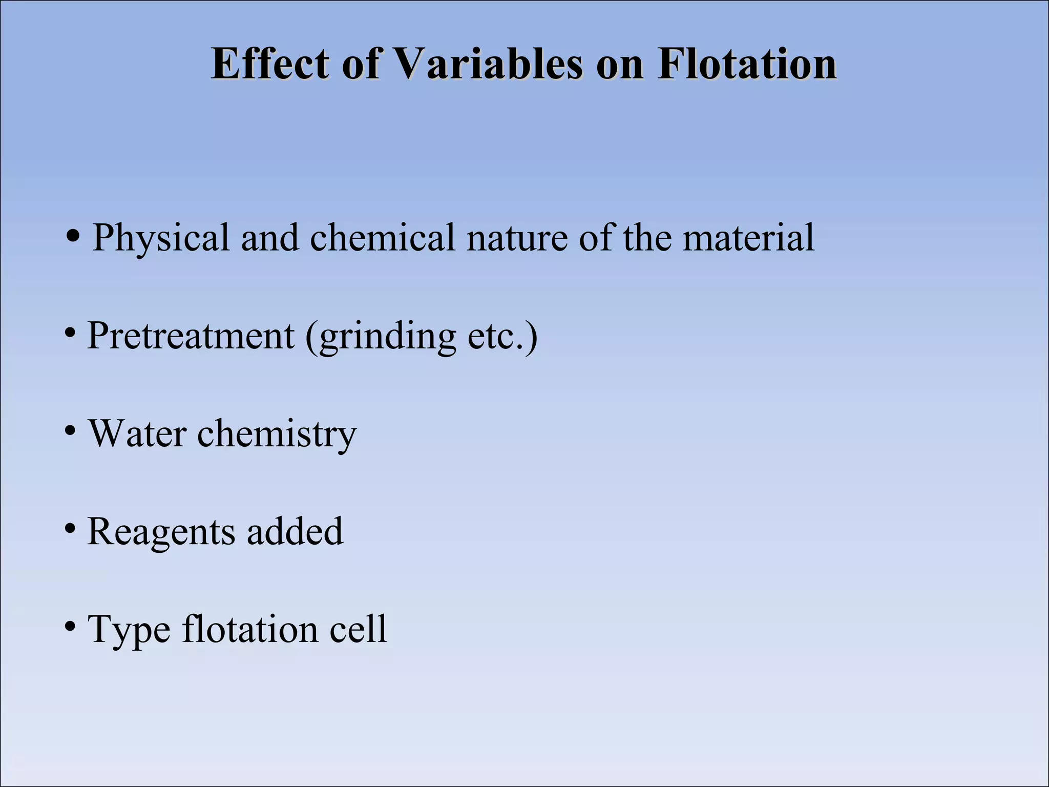 Flotation | PPT