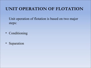 Flotation | PPT