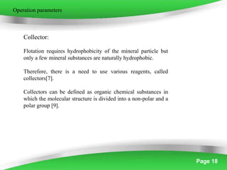 Flotation mecanism | PPTX