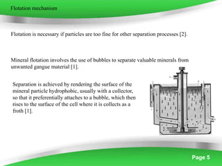 Flotation mecanism | PPTX
