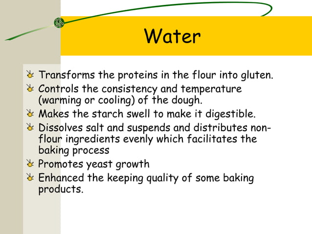 Flour and flour mixtures | PPT | Chemistry | Science